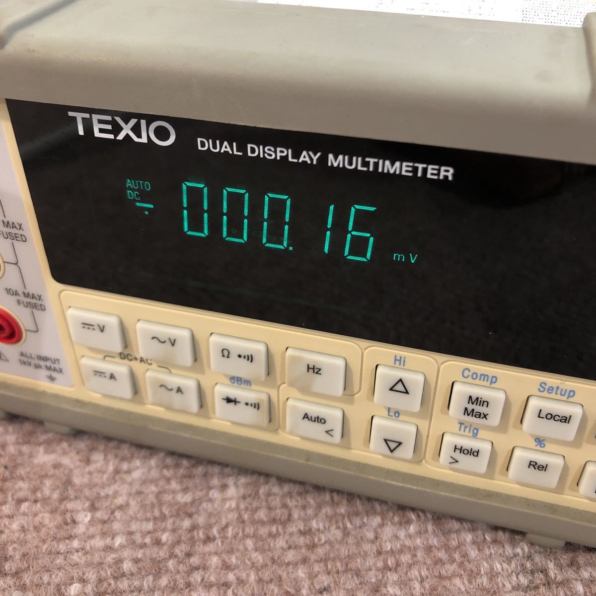 Yahoo!オークション - TEXIO DL-2040 DUAL DISPLAY MULTIMETER デジタ...