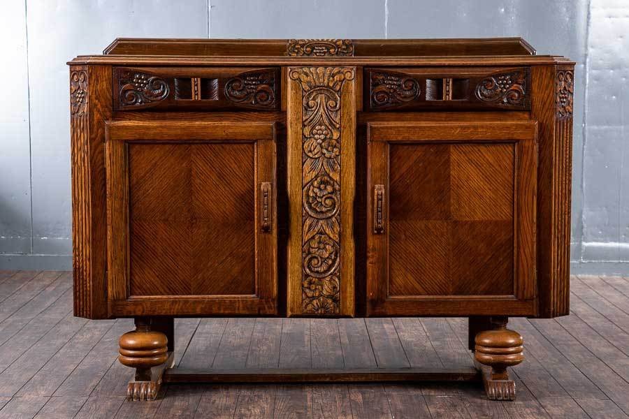 代購代標第一品牌－樂淘letao－【西洋家具】『 アンティーク キャビネット 飾り棚 幅137×48cm 高100cm S308 』 インテリア 家具 収納棚 リビング 飾棚 ビンテージ