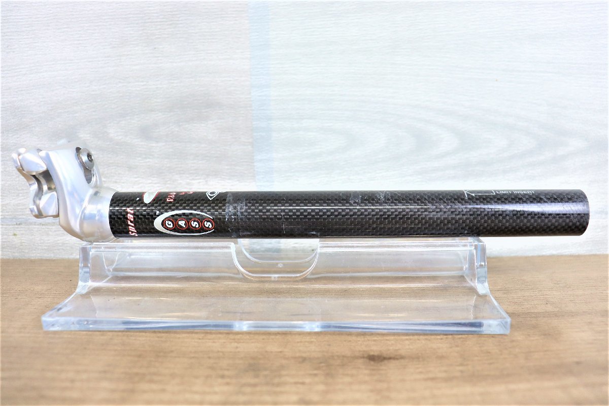 Yahoo!オークション - GASS カーボンシートポスト Φ27.2 265mm cicl...