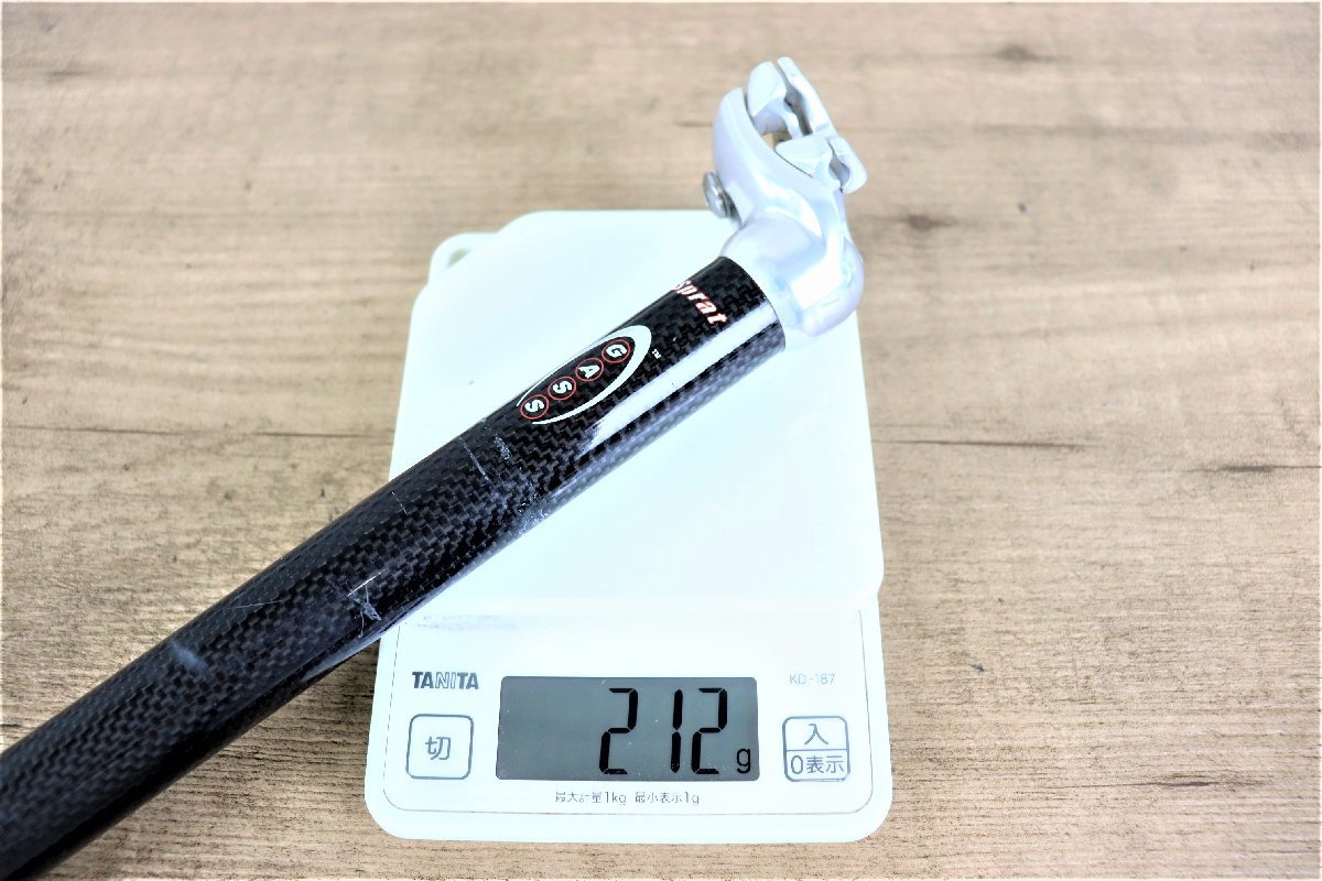 Yahoo!オークション - GASS カーボンシートポスト Φ27.2 265mm cicl...