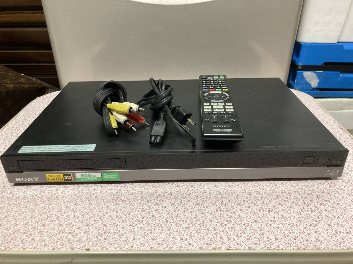 Yahoo!オークション - SONY ソニー BDZ-AT750W ブルーレイレコーダー B...