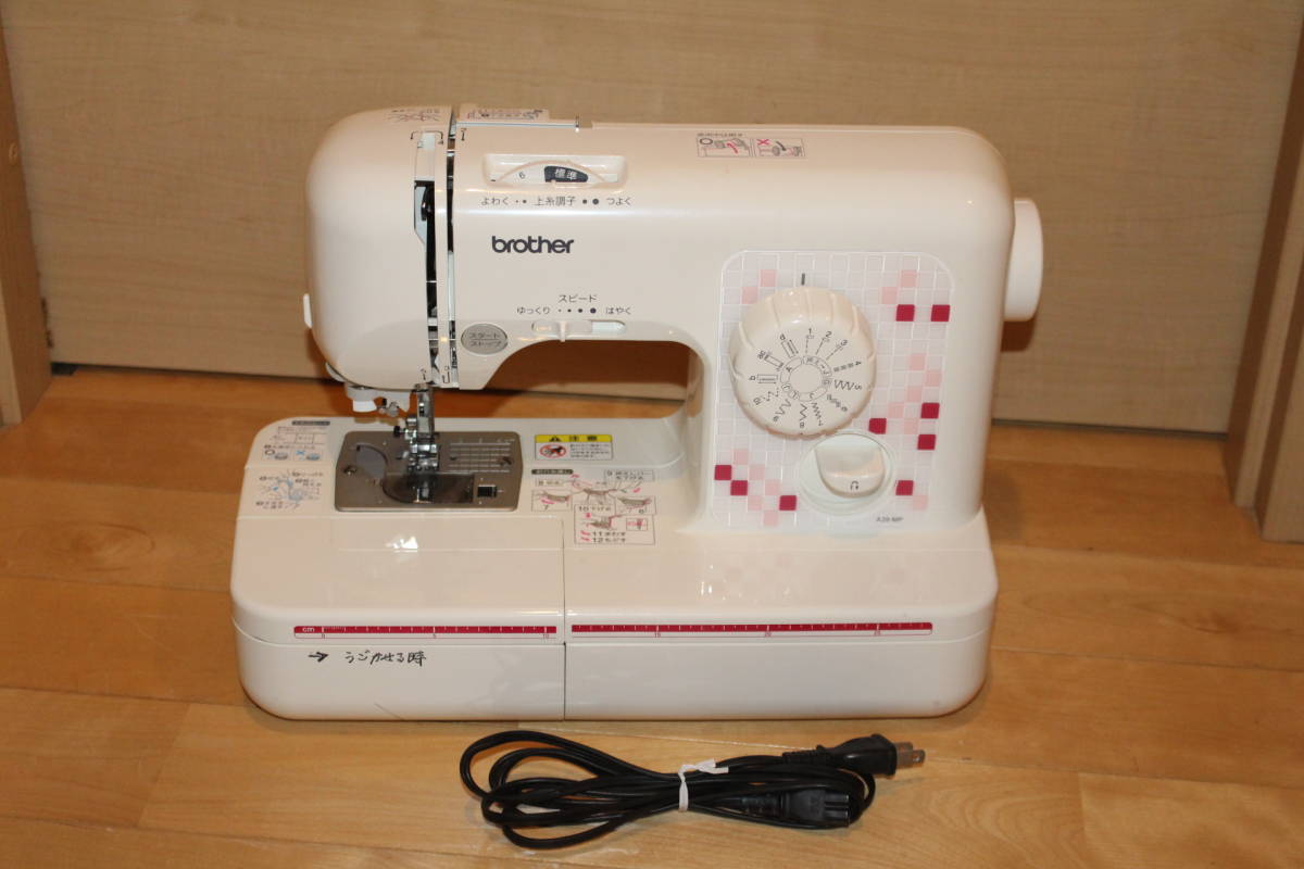 Yahoo!オークション - 動作品 BROTHER ブラザー A39-MP 電子ミシン コ...