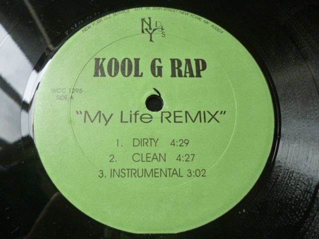 Yahoo!オークション - Kool G Rap / My Life (Remix) 激渋ヴォコーダー...