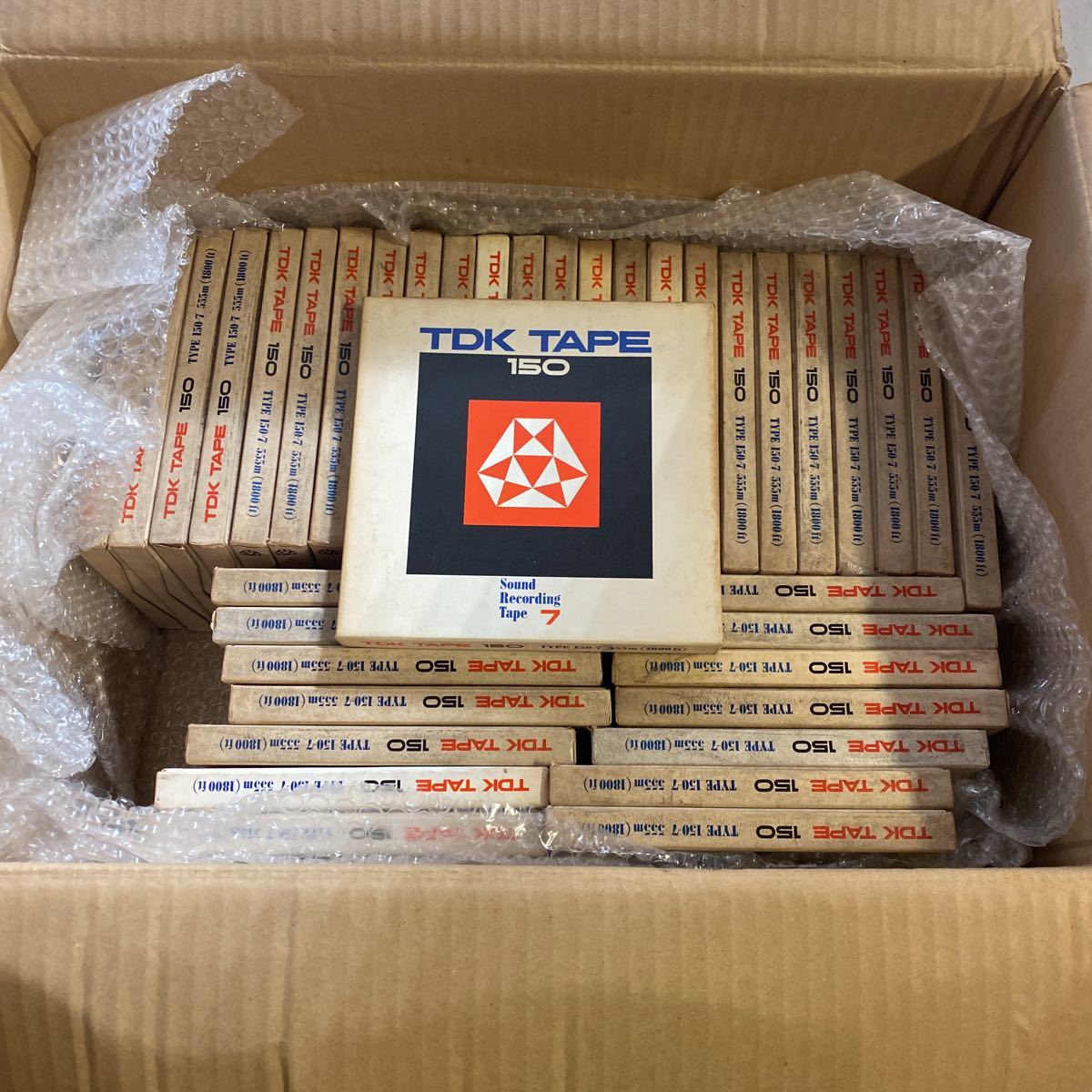 Yahoo!オークション - TDK TAPE 150 7号 39本 scotch 1本 サウンドレコ...