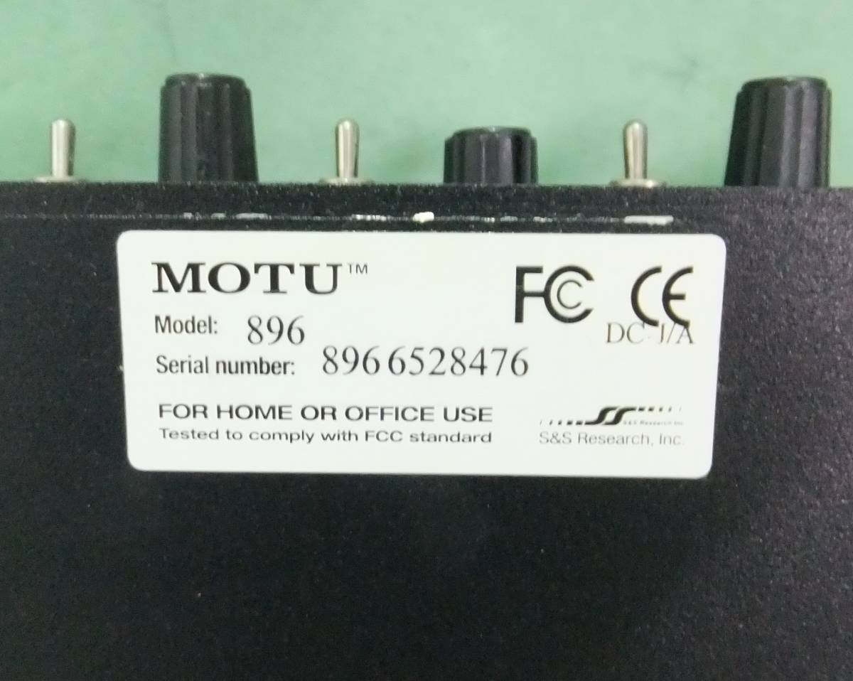 Yahoo!オークション - MOTU モツ オーディオインターフェース 896 96kH...