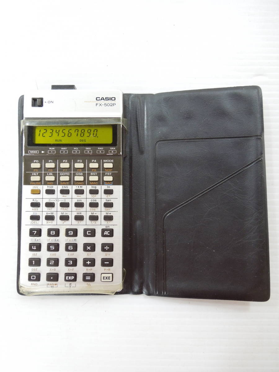 Yahoo!オークション - 浜/ /CASIO/カシオ/プログラム関数電卓/FX-502P/...