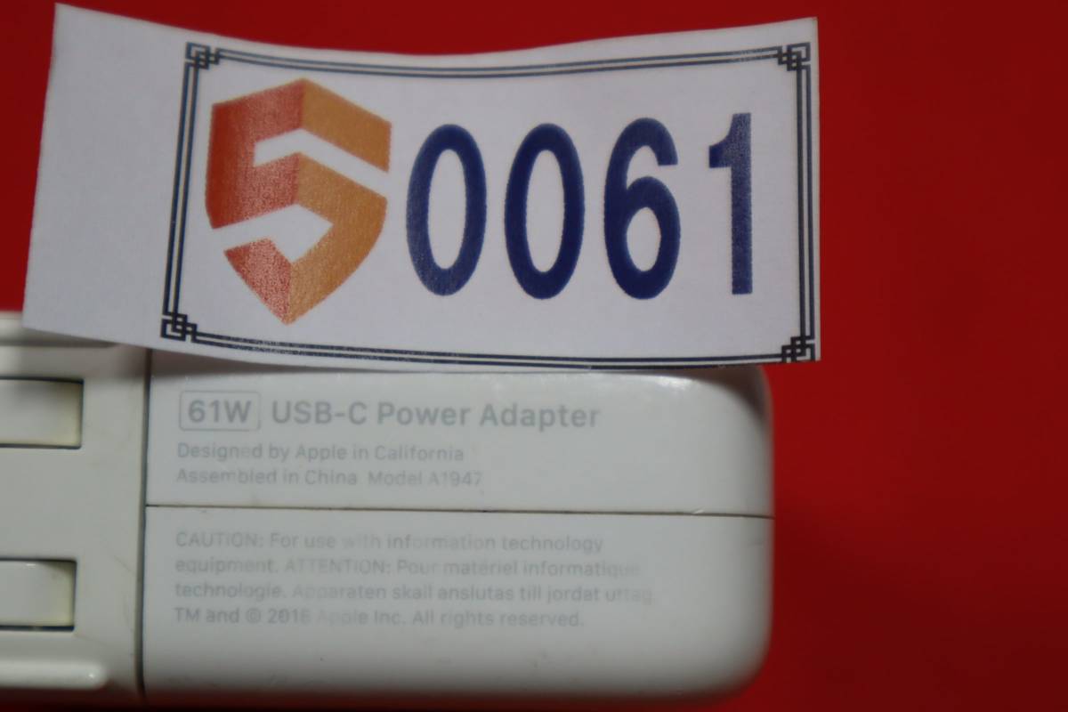 Yahoo!オークション - S0061(2) & Apple 61W USB-C Power Adapter Mode...