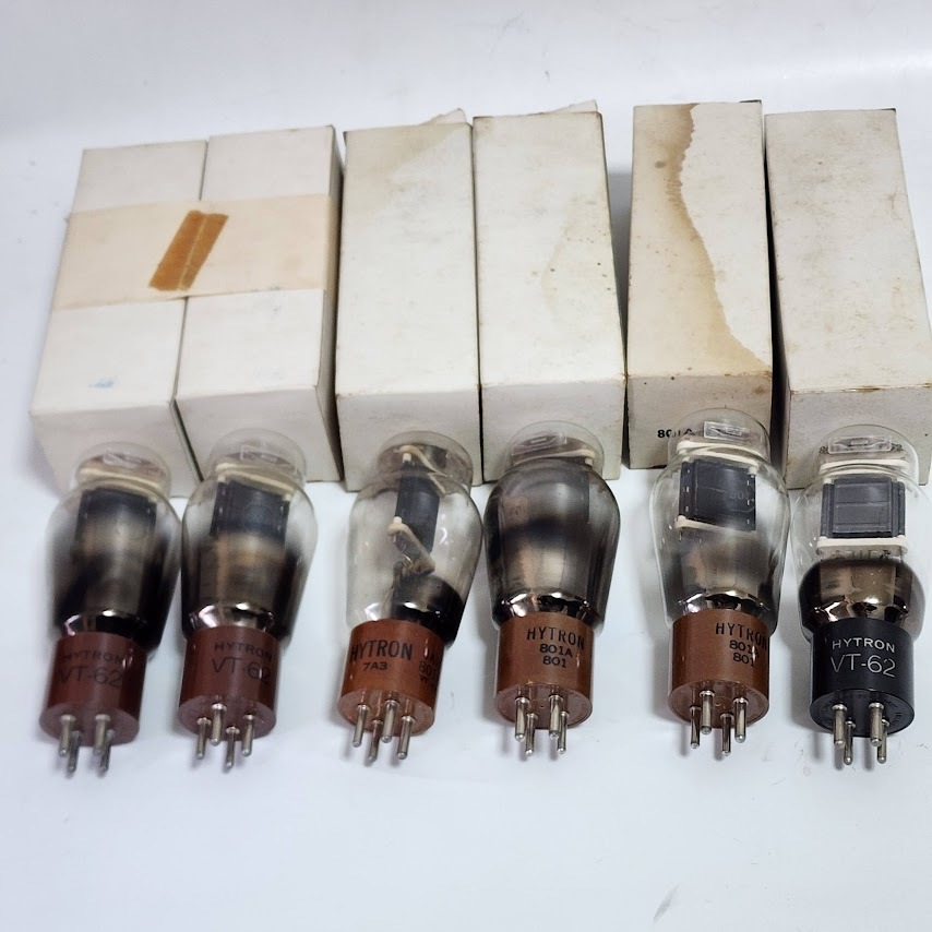Yahoo!オークション - HYTRON VT-62 801A 真空管 4本 VT62 ハイトロン ...