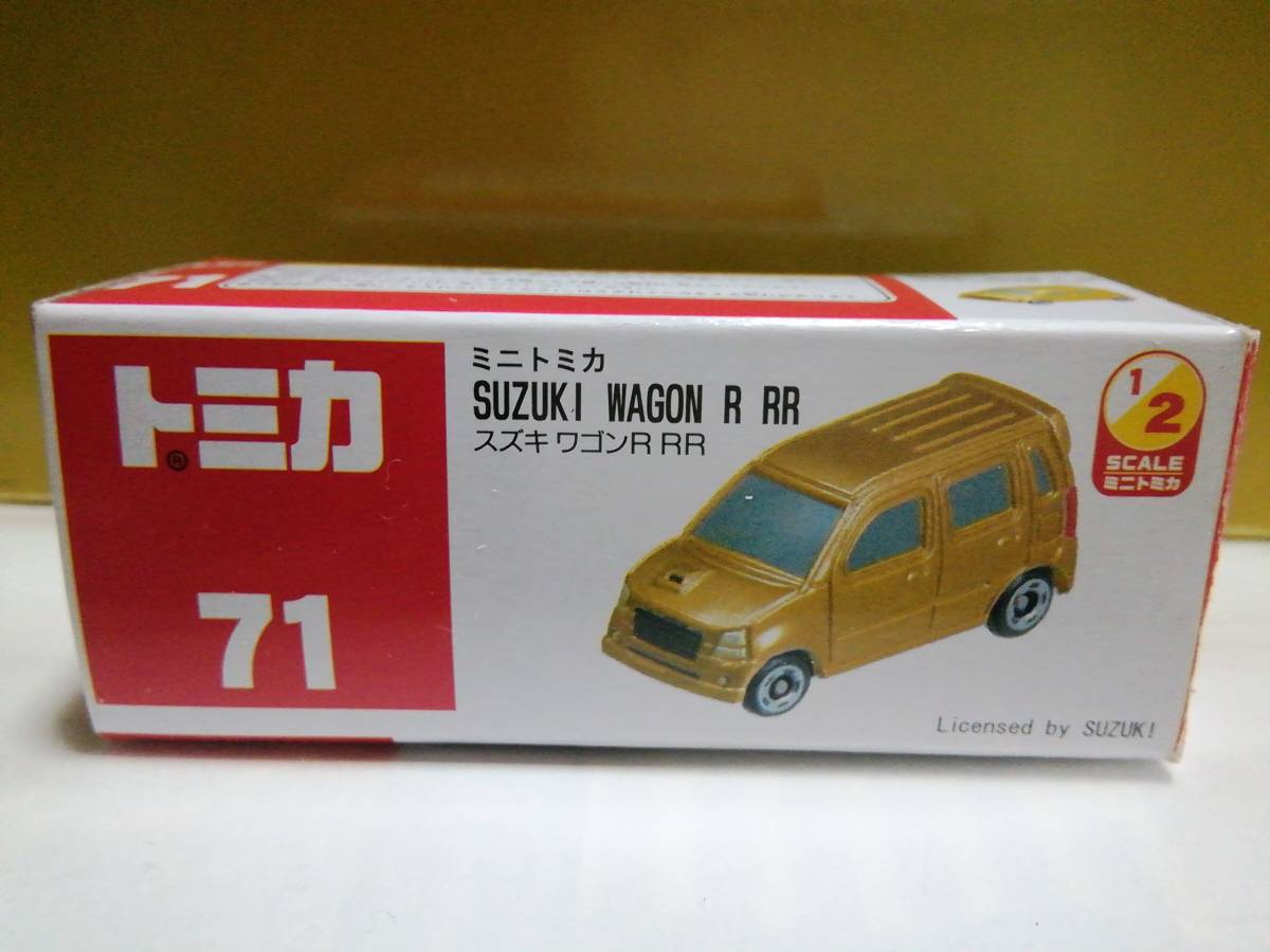 代購代標第一品牌－樂淘letao－☆プライズ景品☆ミニトミカ Vol.3・71・スズキ ワゴンR RR (ゴールド)☆タイトー・タカラトミーアーツ☆非売品☆中国製☆