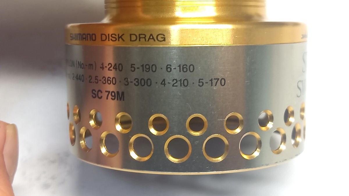 希少 シマノ 01 ステラ 管理684B SW 6000HG スプール + 希少 シマノ 01 ステラ 管理684B SW 6000HG スプール +