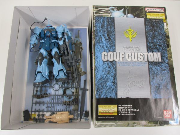 #w17 梱120 バンダイ MG 1/100 MSM-07S シャア専用ズゴック RX-78 GP01Fb グフカスタム 他 プラモデル 3点セット(中古)のヤフオク落札情報