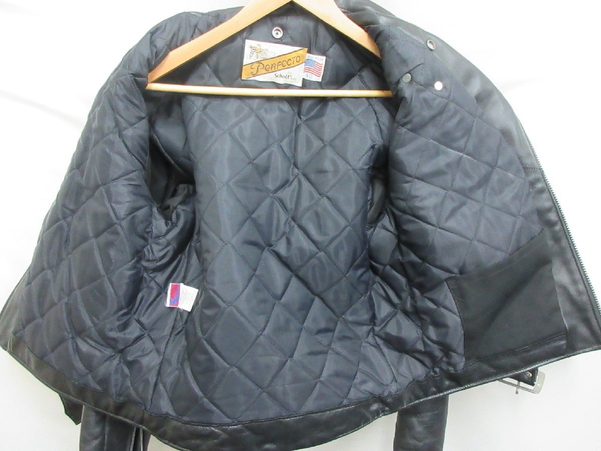 1000円 ショット Schott PERFECT 618 ダブル ライダース USA製 バイクタグ サイズ40(ライダースジャケット)｜売買されたオークション情報、yahooの商品情報を ...