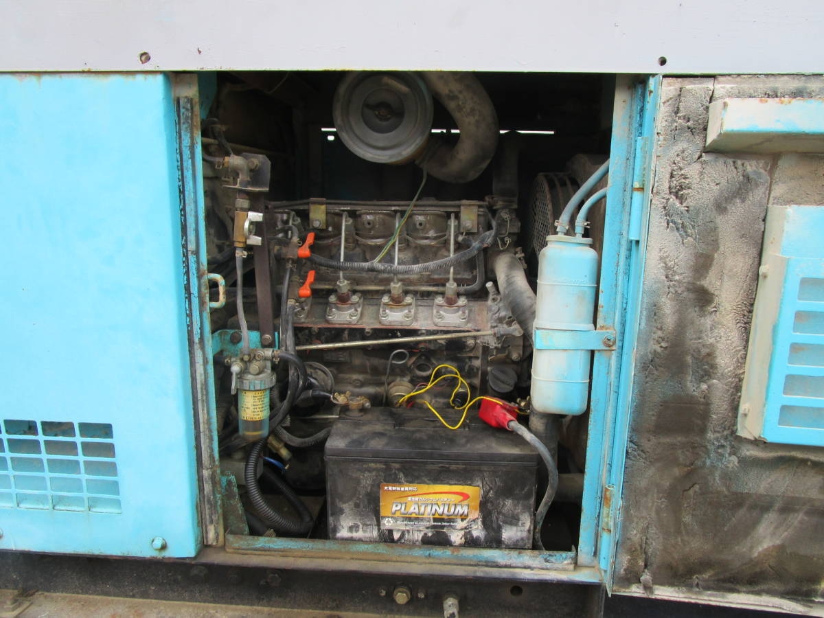 Yahoo!オークション - Denyo デンヨーエンジン発電機 3相 200V DCA...