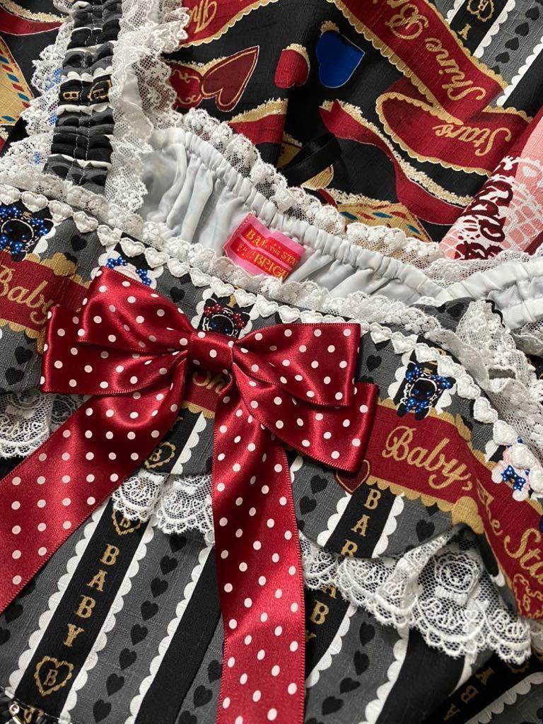 BABY THE STARS SHINE BRIGHT ベイビーザスターズシャインブライト ねこくみゃちゃんHappy Meow Meow Present ジャンパースカート(ワンピース ...