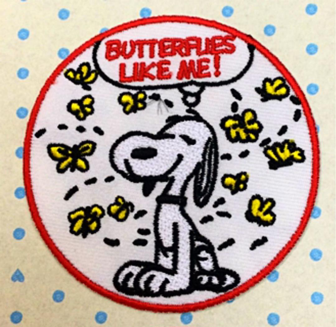 Yahoo!オークション - ワッペン /SNOOPY スヌーピー[E021] バタフライ ...