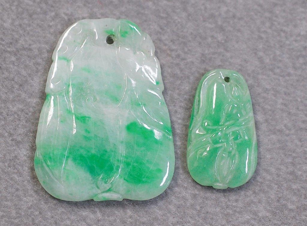 Yahoo!オークション - 【100円～】本翡翠 ルース 33．8ct／11．...