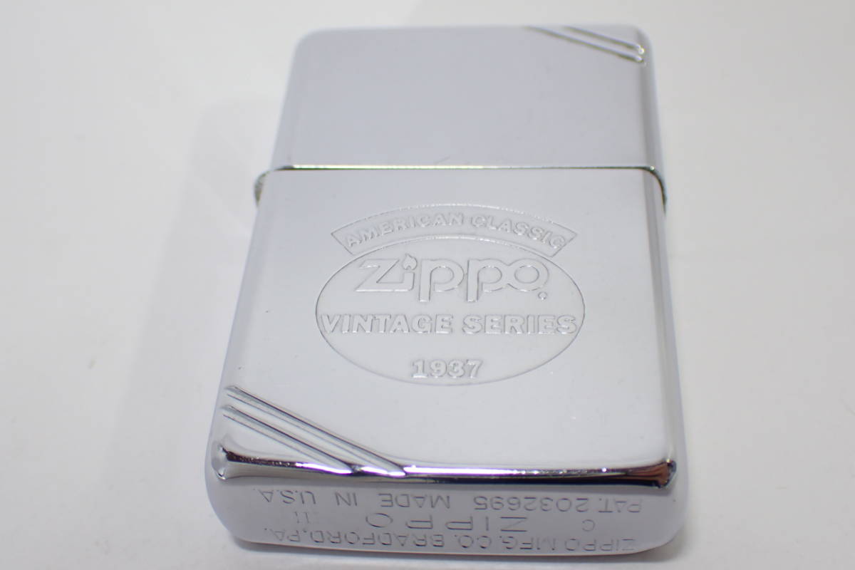 82957 C ZIPPO III 1987年 ビンテージ ジッポー 1937 Replica 1937年 レプリカ ダイアゴナル 斜め線 着火確認済み VINTAGE SERIES(その他 ...