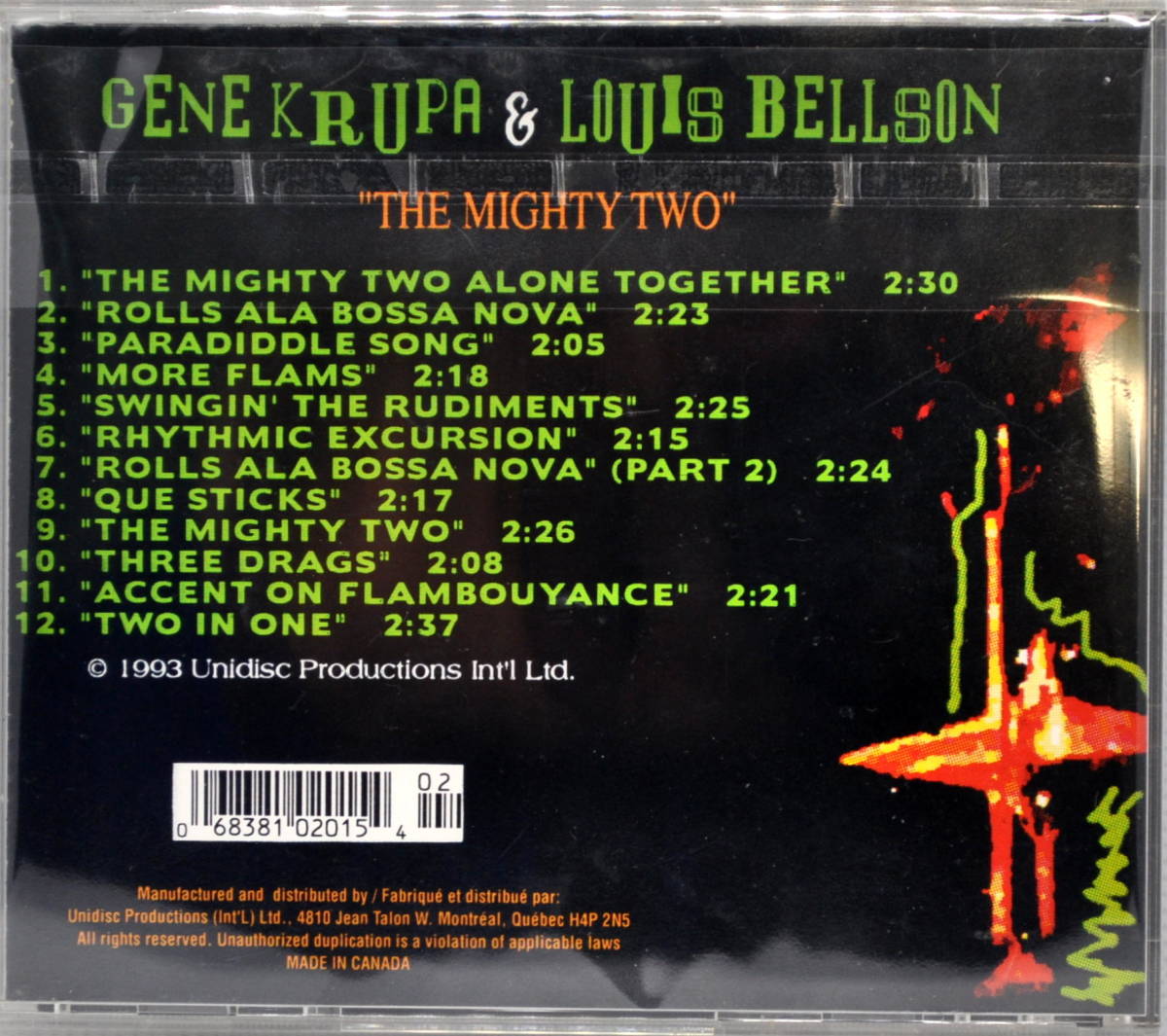 Yahoo!オークション - GENE KRUPA & LOUIS BELLSON / THE MIGHTY TWO C...
