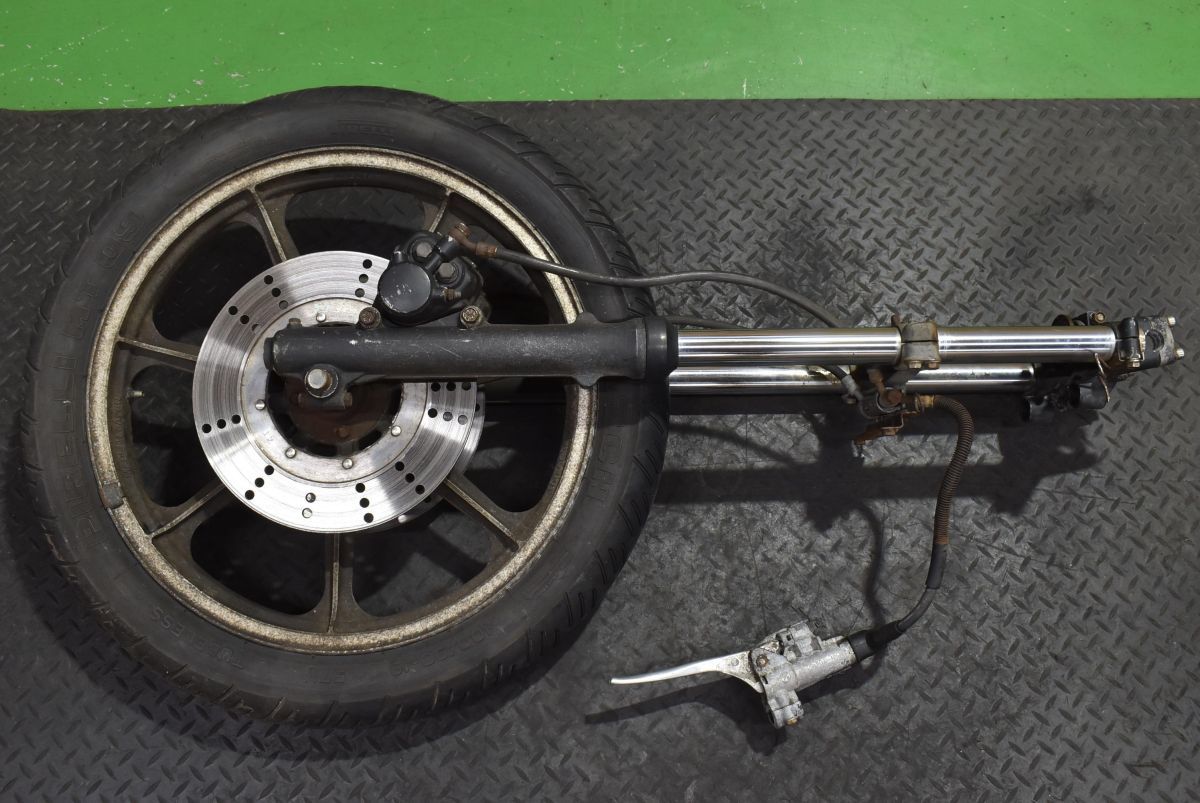 Yahoo!オークション - K197 当時物 純正 Z500FX フロントASSY 0104 検)...