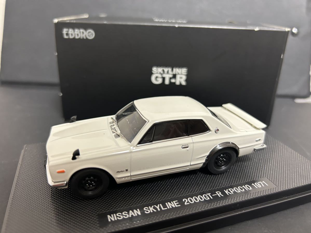 Yahoo!オークション - EBBRO 1/43 NISSAN SKYLINE 2000 GTR KPGC10 WHI...