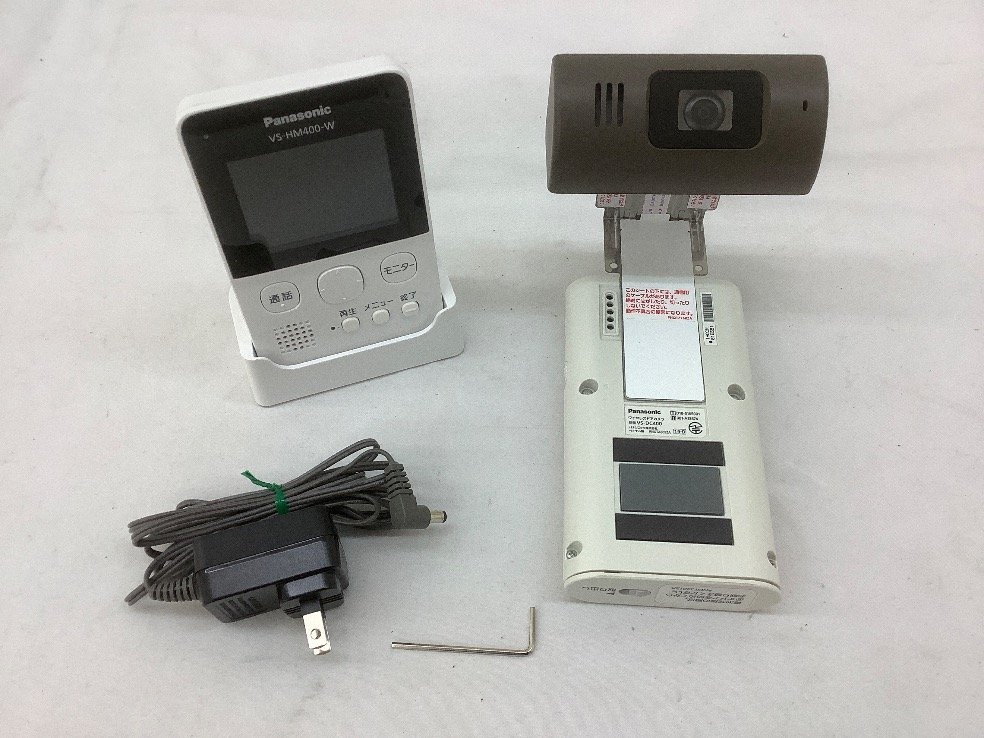 代購代標第一品牌－樂淘letao－Panasonic ワイヤレスドアカメラ/モニター VS-DC400/VS-HM400-W 動作確認済 中古品 ACB