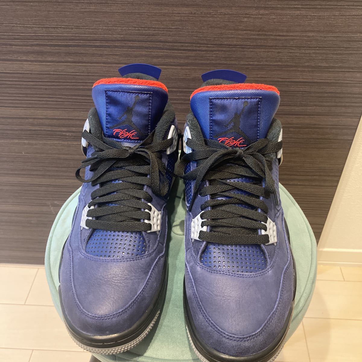 Yahoo!オークション - AIR JORDAN4 RETRO AJ4 WNTR LOYAL BLUE
