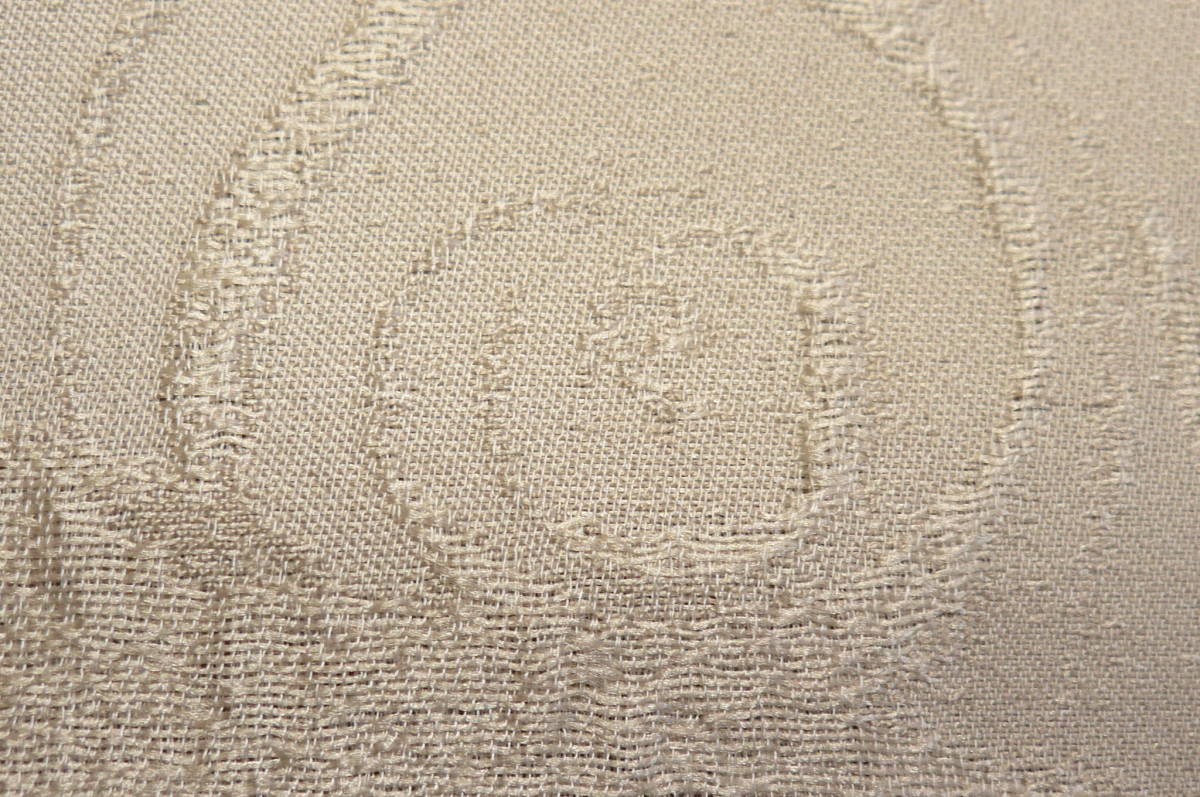 Yahoo!オークション - a723・綿混・ピンクベージュ4m・ジャガード・大...