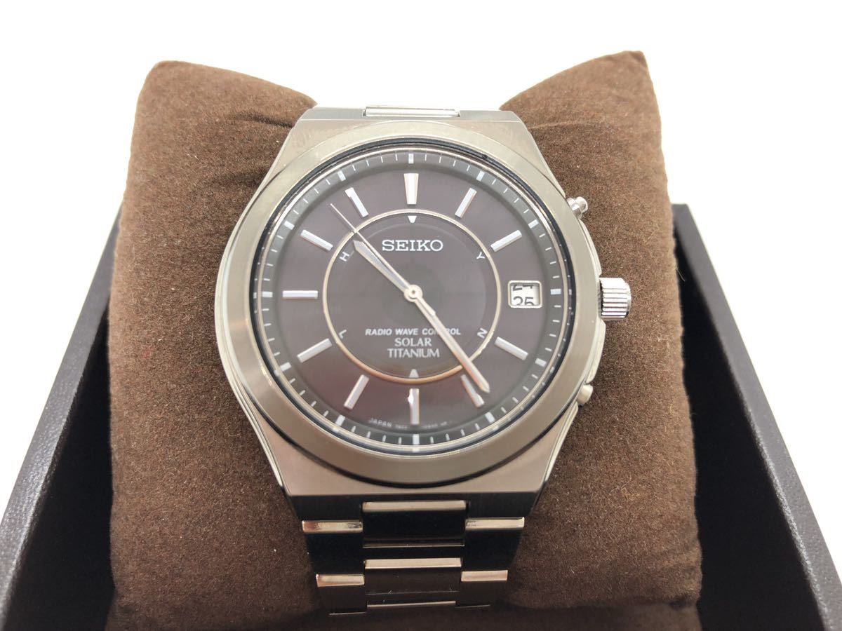 Yahoo!オークション - SEIKO/セイコー 7B22-0AF0 電波ソーラー/TITANI...