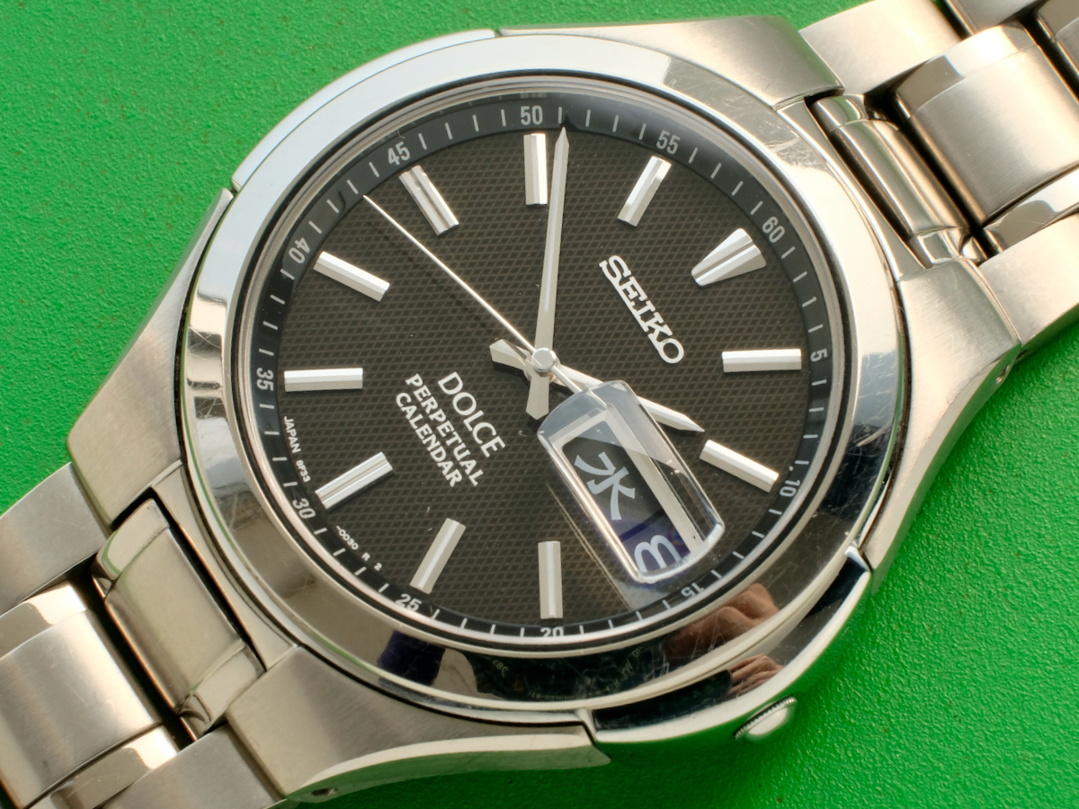 Yahoo!オークション - セイコードルチェパーペチュアルカレンダーSACN...