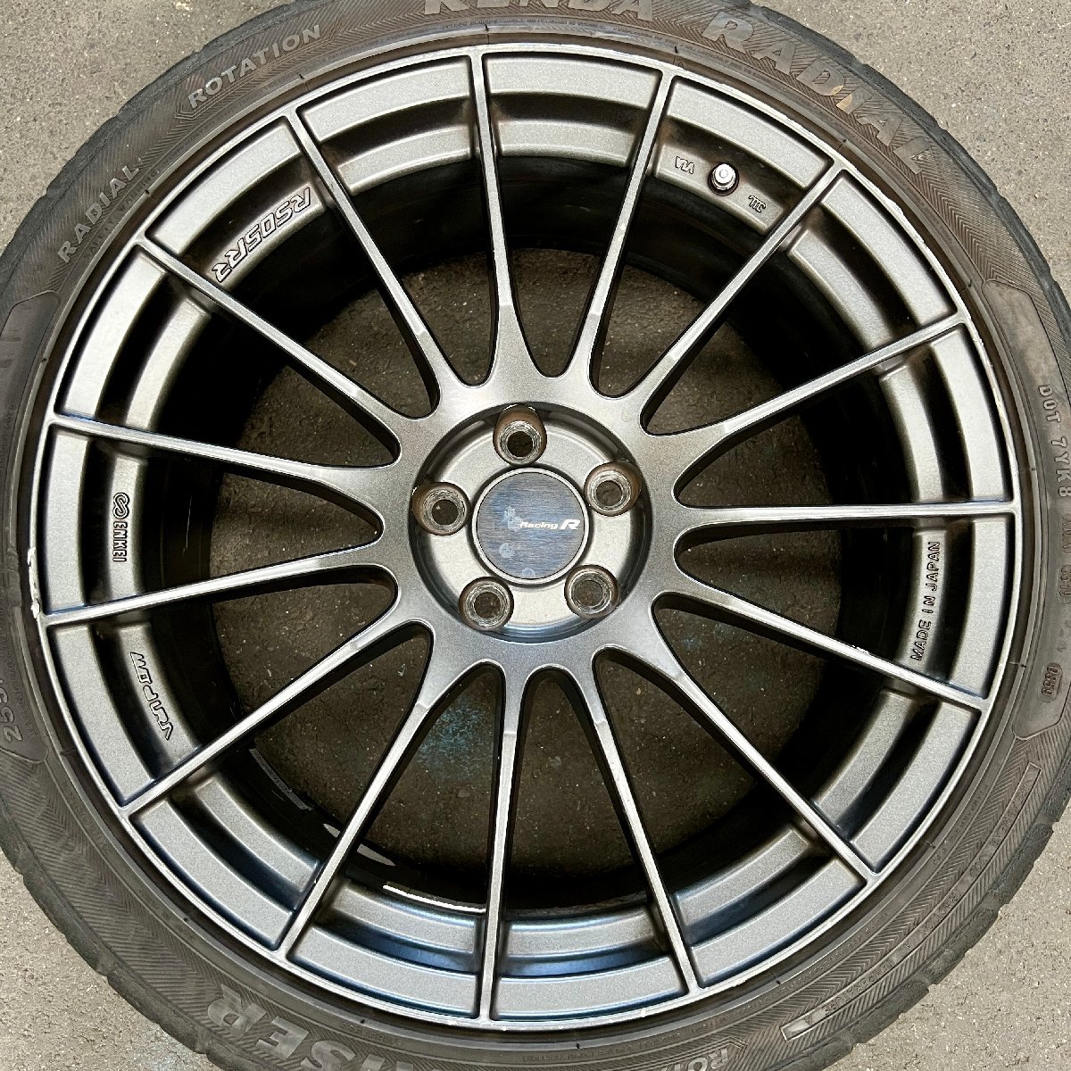 Yahoo!オークション - タイヤ付き社外ホイール1本 ENKEI Racing RS05RR...