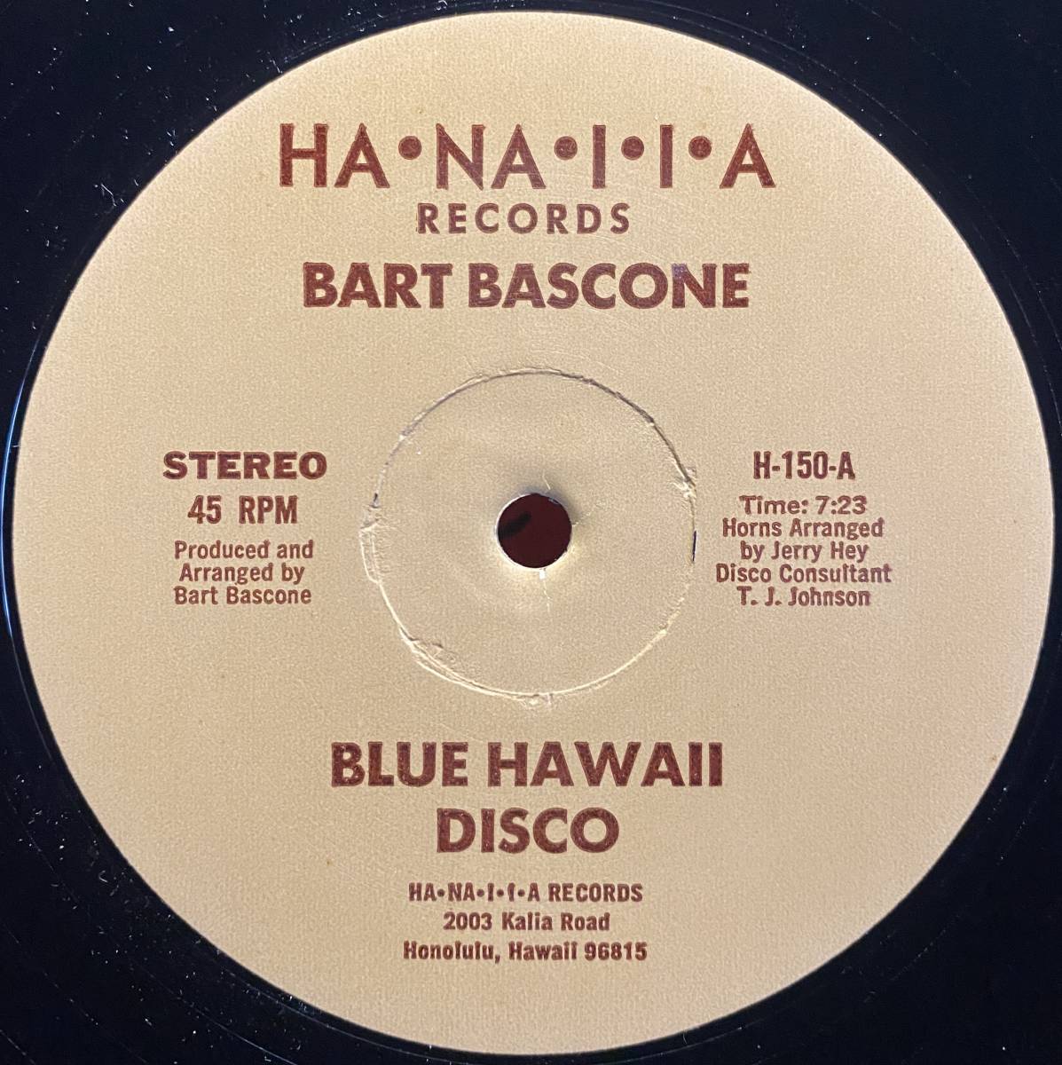 Yahoo!オークション - BART BASCONE/BLUE HAWAII DISCO