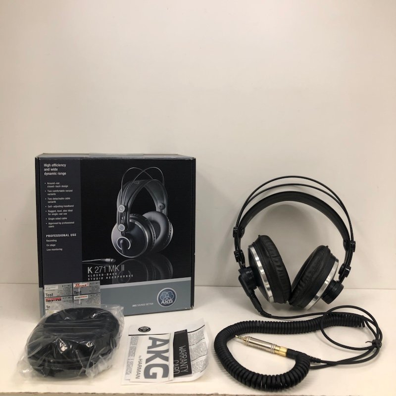 Yahoo!オークション - 230314SK270329 AKG ヘッドホン K271 MK ブラッ...