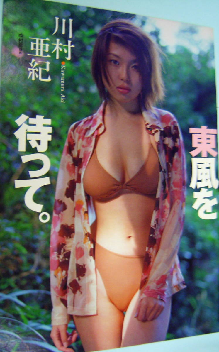 代購代標第一品牌－樂淘letao－川村亜紀 ハイレグ水着 【雑誌・切り抜き】ビジュアルクィーン・・★A-127