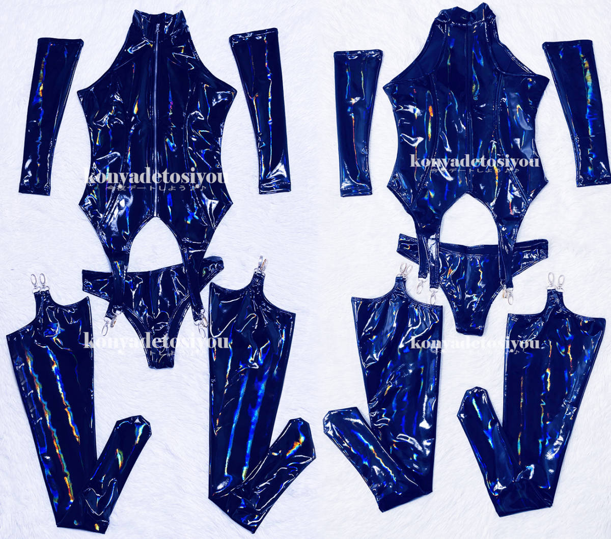 Yahoo!オークション - GD47彩黒EXL 超光沢PVCラバー製 セクシー小悪魔...