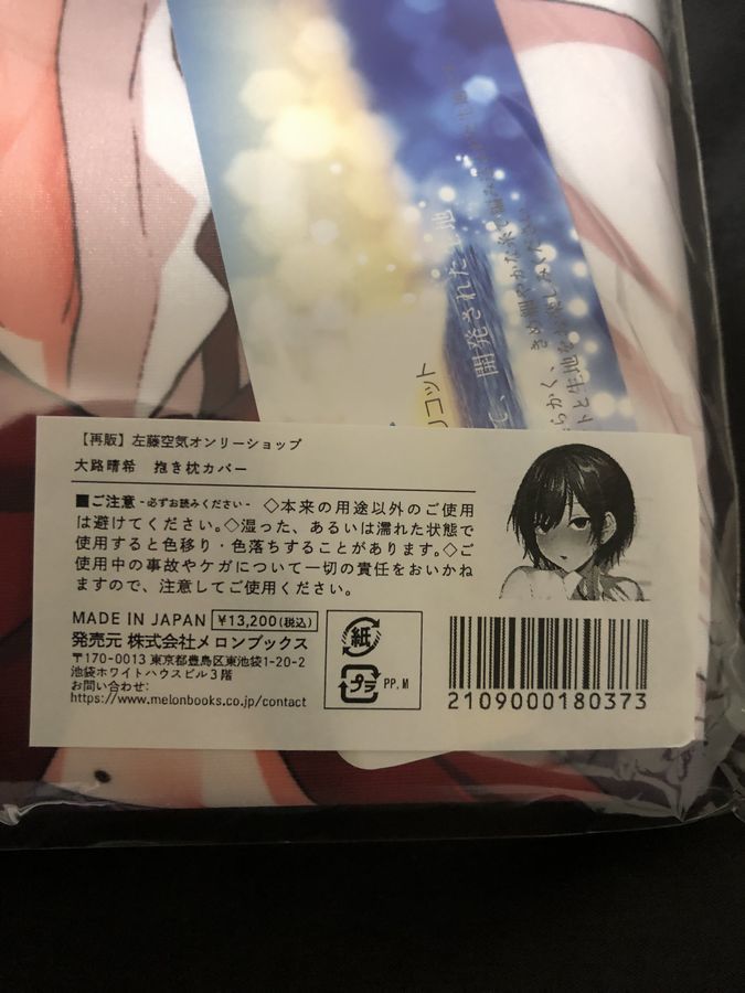 正規品 左藤空気 大路晴希 抱き枕カバー メロンブックス Vパンsエクスタシー コミケ|代購幫