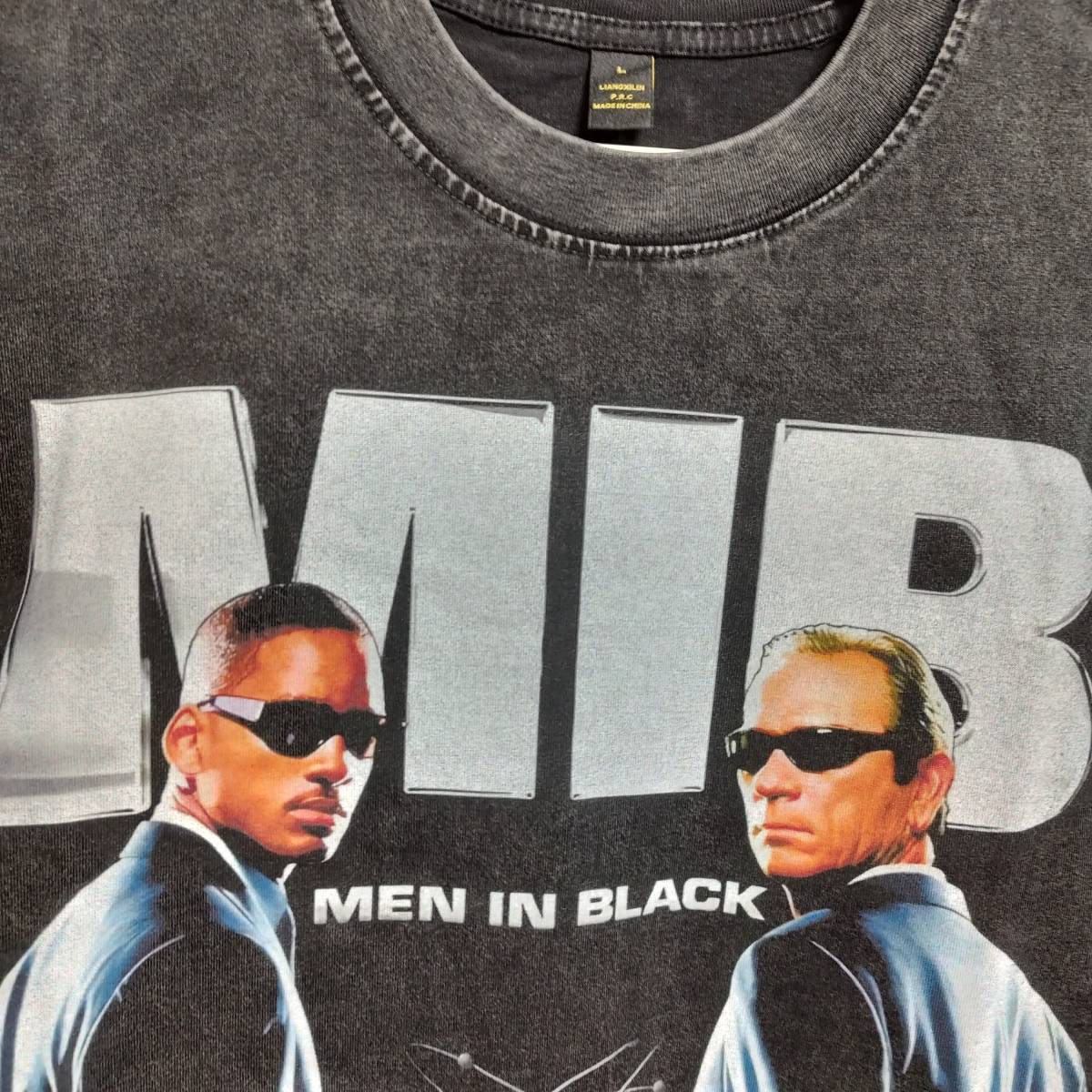 MIB 映画 メンインブラック MEN IN BLACK ビッグプリントTシャツ MIB 映画 メンインブラック MEN IN BLACK ビッグプリントTシャツ