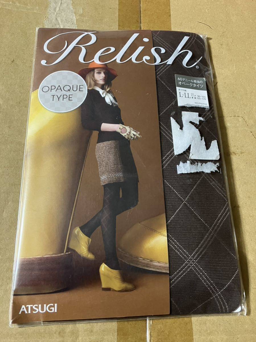 Yahoo!オークション - atsugi relish 60デニール オペークタイツ L-LL ...