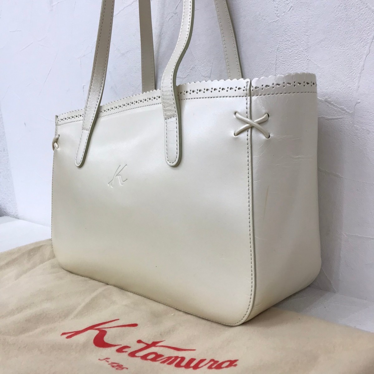 Yahoo!オークション - #6 Kitamura キタムラ 横浜元町 本革 オールレザ...