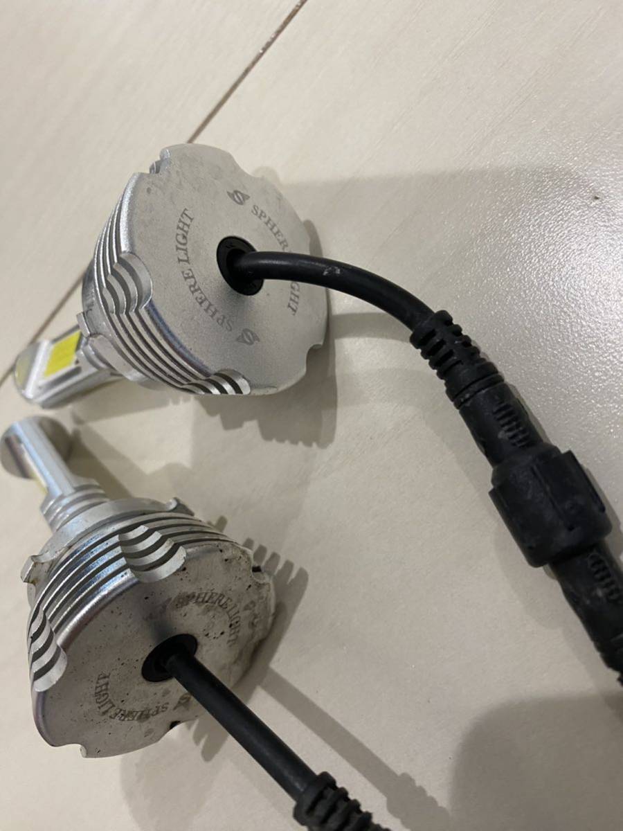 Yahoo!オークション - スフィアライト LED フォグランプ イエロー H8 H...