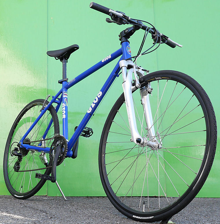 Yahoo!オークション - GIOS(タイヤ新品)CELE)Fサス）ジオスブルー)700C...