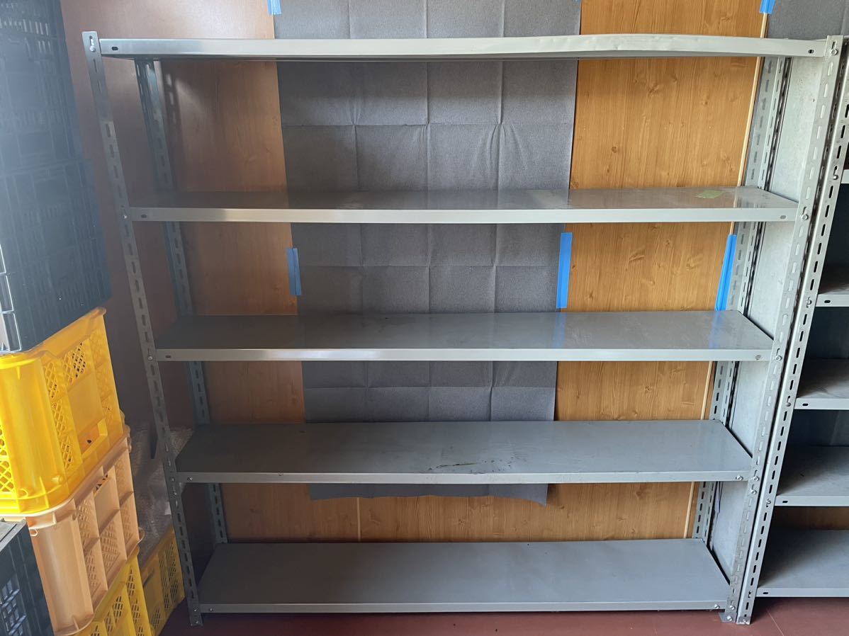 Yahoo!オークション - 重量棚 倉庫 4段 外寸幅1810奥行300高さ1810