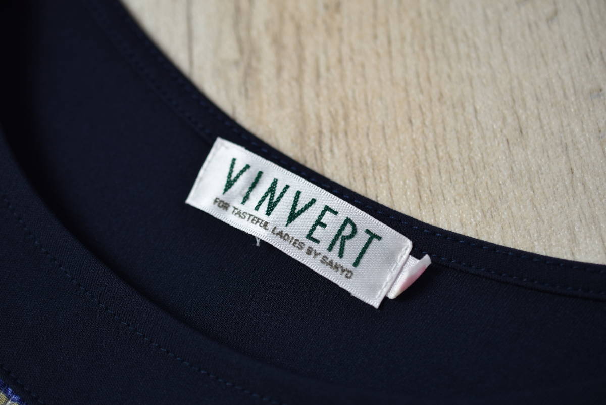 Yahoo!オークション - VINVERT バンベール 花柄入りジャージオーバーカ...