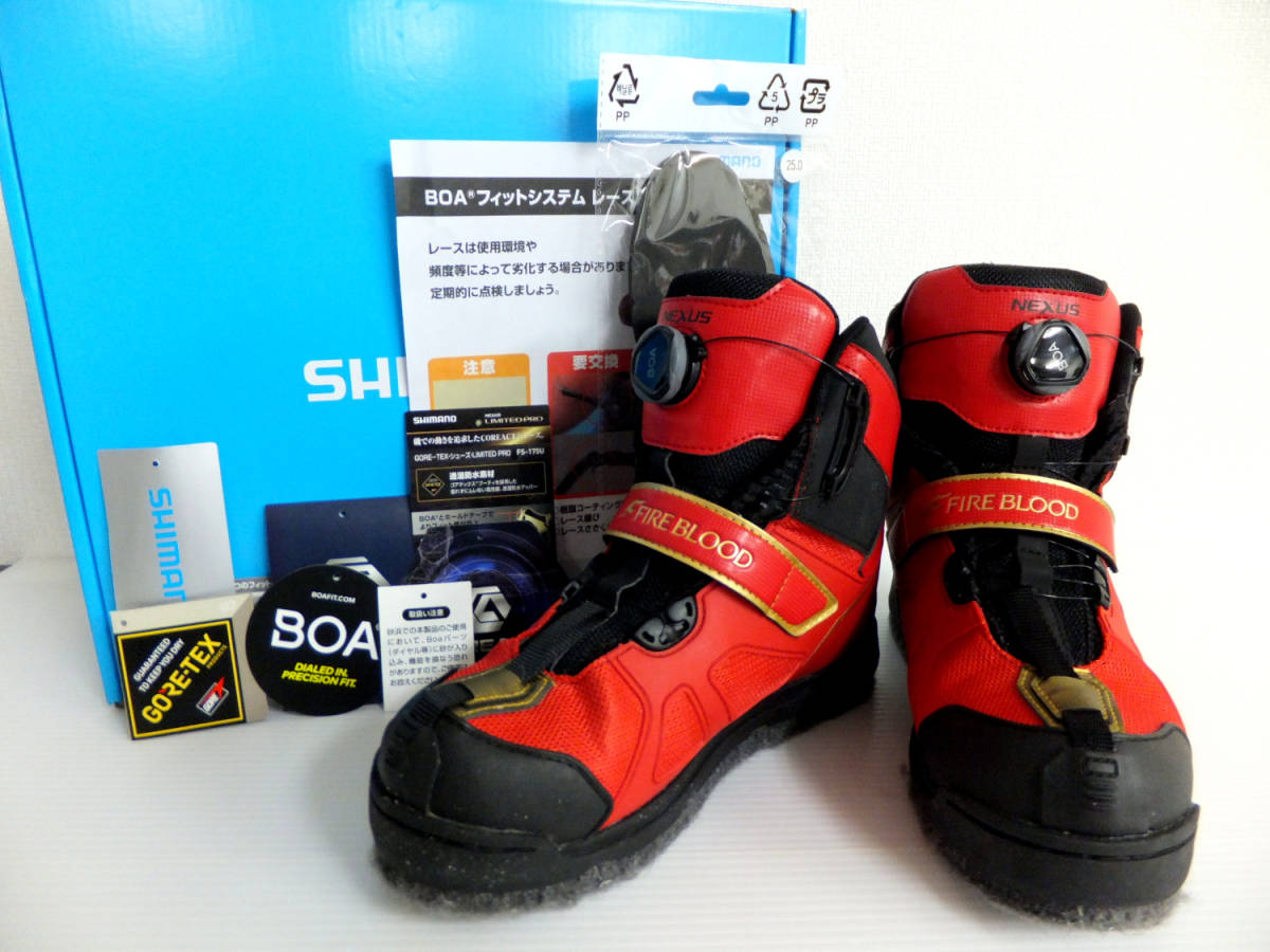 Yahoo!オークション - A1453 良品 シマノ FS-175U ゴアテックスシュー...