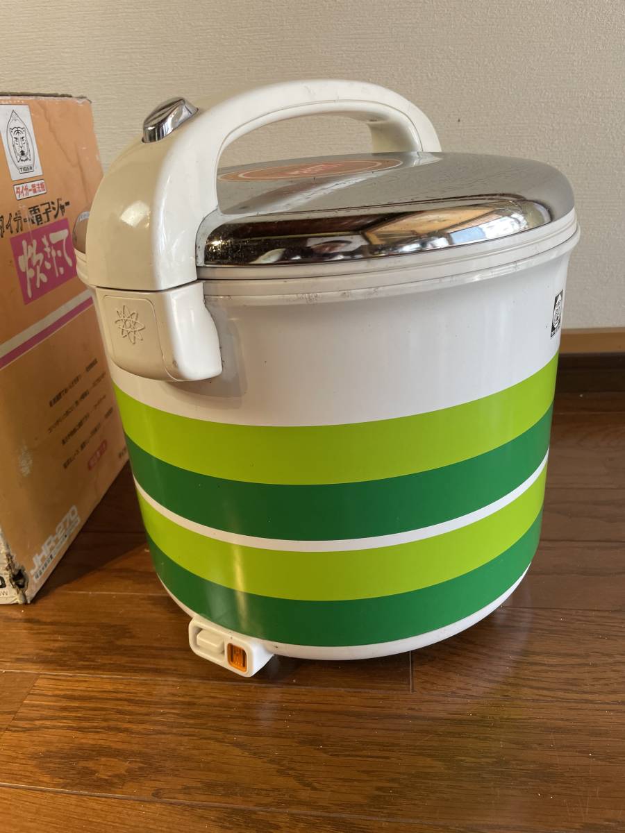 Yahoo!オークション - 昭和レトロ家電 タイガー 電子ジャー JHR-270 2....