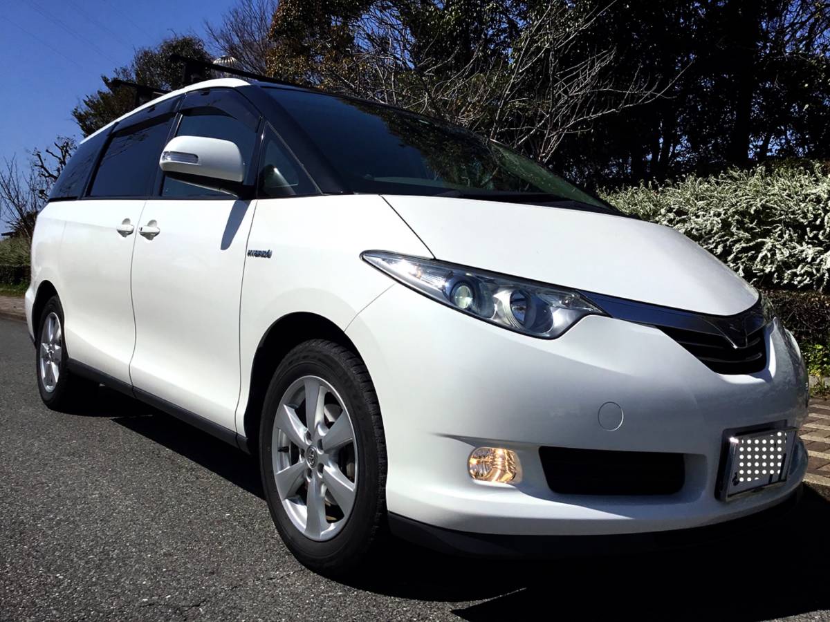 売切 19y エスティマHV G サンルーフ 純正ナビ/地デジTV/Bカメラ/両側パワスラ/ETC/HID/フィリップダウンモニター 検R6/7/17(エスティマハイブリッド)｜売買された ...