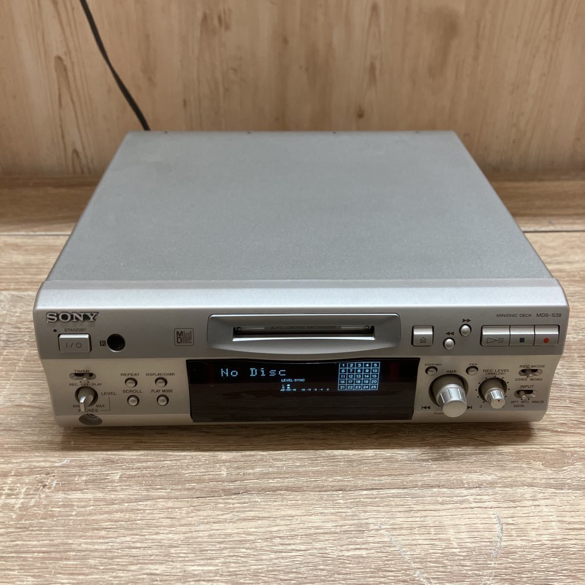 Yahoo!オークション - SONYソニー MDデッキ MDS-S39