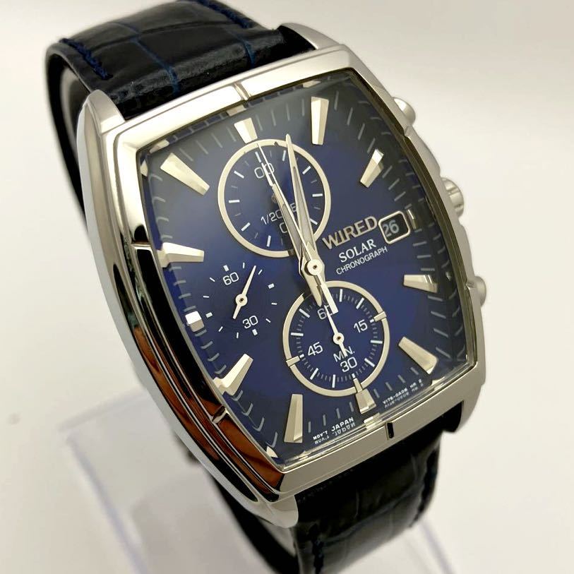 美品 ソーラー 送料込 セイコー SEIKO ワイアード WIRED クロノ 美品 ソーラー 送料込 セイコー SEIKO ワイアード WIRED クロノ