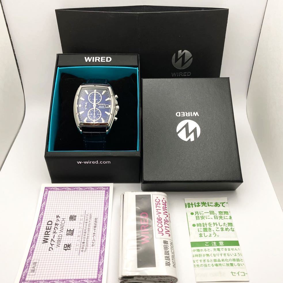 美品 ソーラー 送料込 セイコー SEIKO ワイアード WIRED クロノ 美品 ソーラー 送料込 セイコー SEIKO ワイアード WIRED クロノ