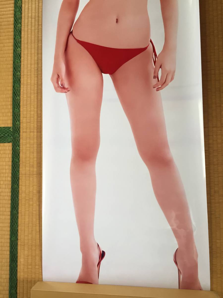代購代標第一品牌-樂淘letao-馬場ふみか 等身大ポスター 赤いビキニ姿で挑発