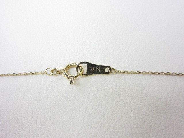 3D468EA NOJESS ノジェス ＋N K10刻印 0.04ct ゴールド ネックレス 総重量約0.7g(ノジェス)｜売買されたオークション情報、yahooの商品情報をアーカイブ公開 ...